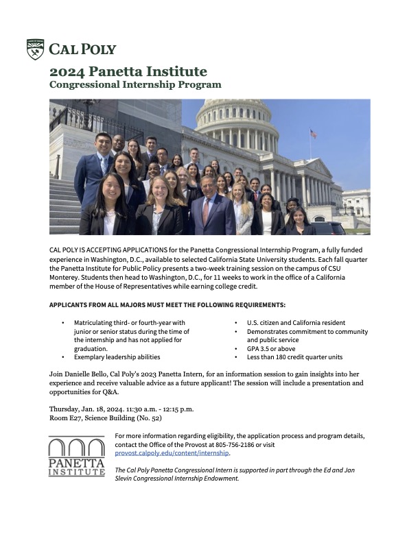 Internship Programs - World Languages and Cultures Department - Cal Poly, San Luis Obispo